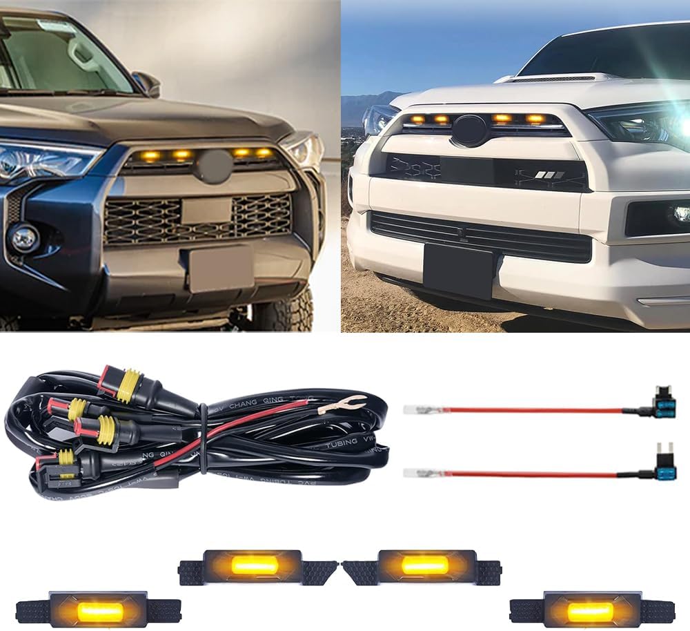 Amazon.com: Generic 4Runner LED Grill Lights, Front Grill Light for ...