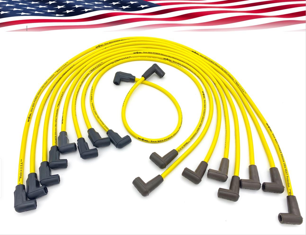 Amazon.com: Spark Plug Wire Set Replacement for HEI SBC BBC 350 383 454 ...