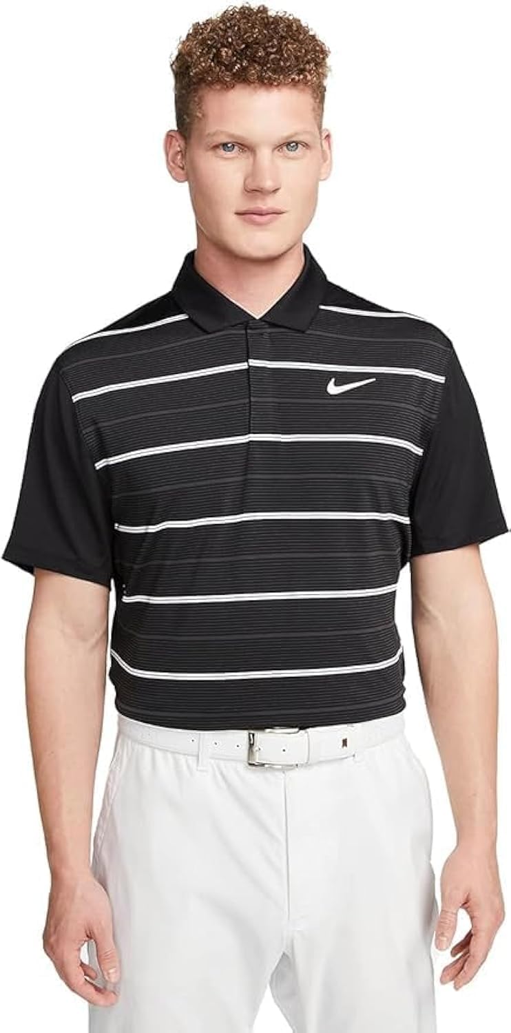 Nike Dri-FIT Tiger Woods Men's Striped Golf Polo (US, Alpha, Small ...