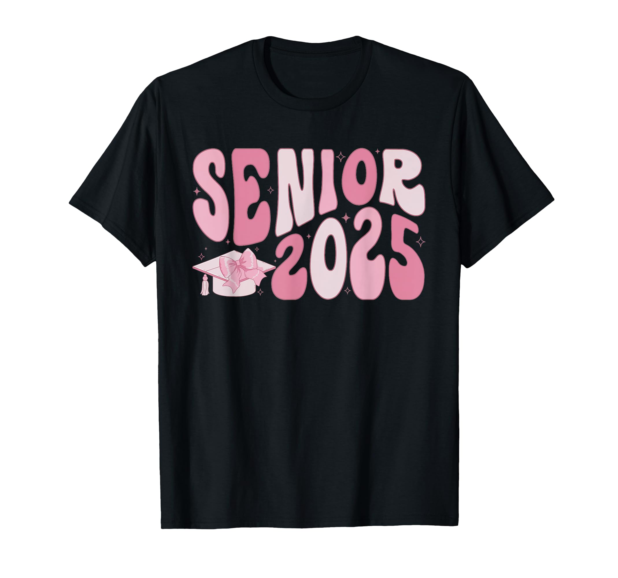 Amazon.com: Senior 2025 Coquette Pink Bow Class of 2025 Back To School T-Shirt : Clothing, Shoes ...