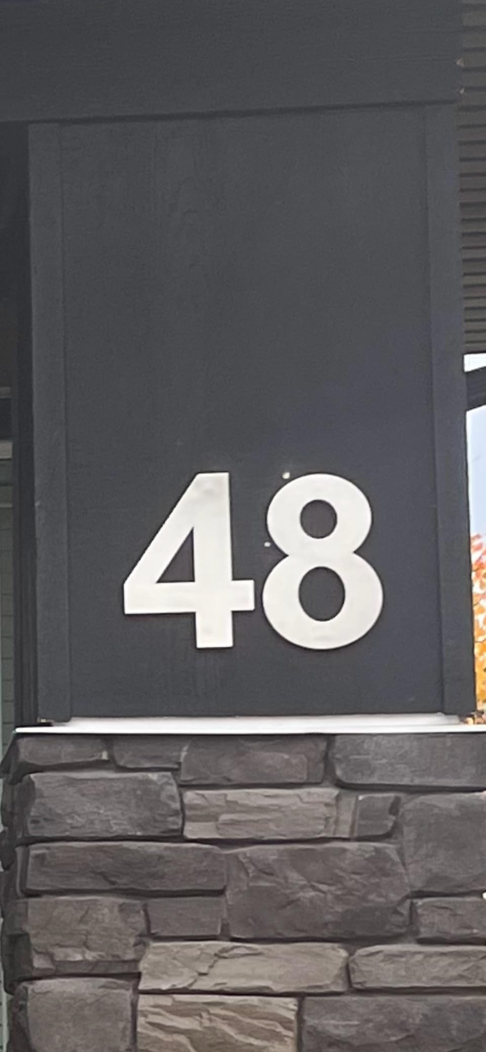 Mellewell 10 Inch Floating Address Numbers Stainless Steel Black ...