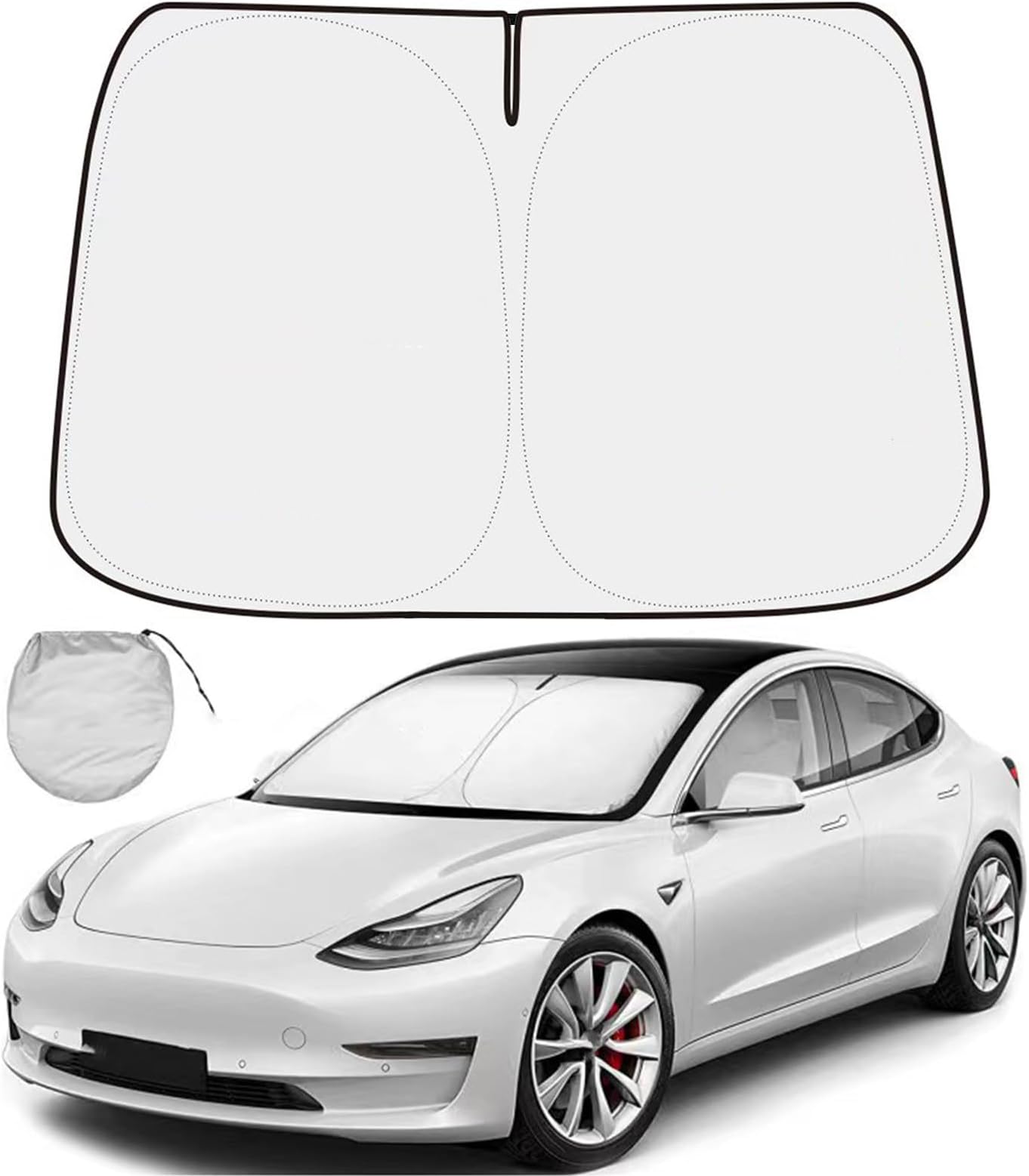 Amazon.com: SIVTHXS Car Windshield Sun Shade for Dodge Charger ...