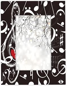 Amazon.com - Funky Qiu Musical Music Note Heart 11x14 Picture Frame ...