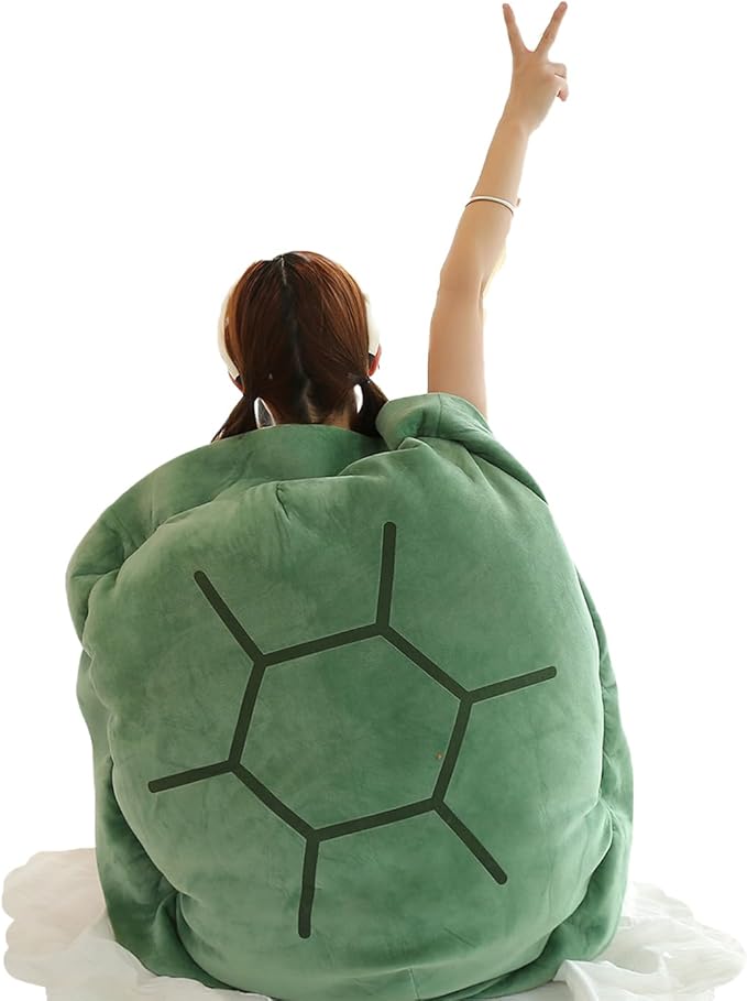 Hrtesus Turtle Power Shell, Wearable Turtle Shell Pillows for Adults ...