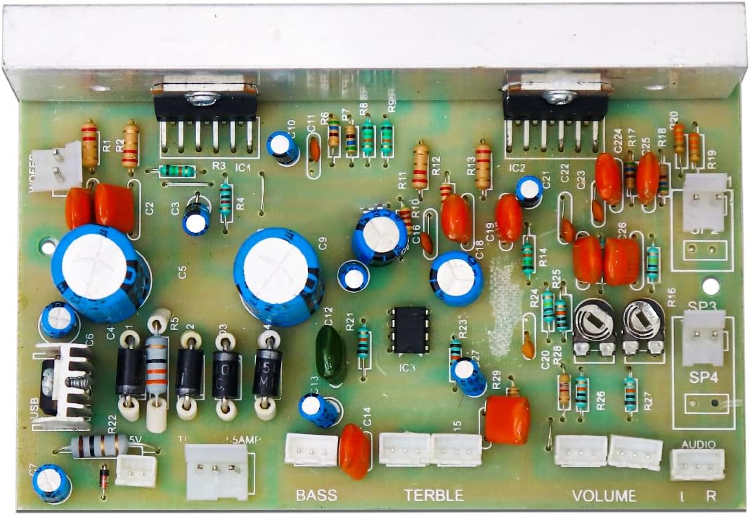 Electronic Spices Tda7265 Based High Power 100watt Audio Amplifier ...
