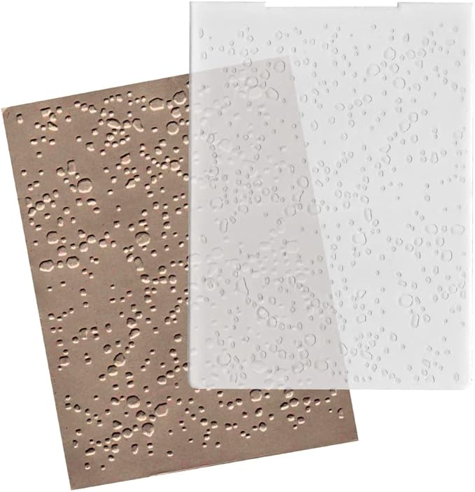 Amazon.com: Small Spots Backgorund Plastic Embossing Folders for Card Making Fleck Background ...