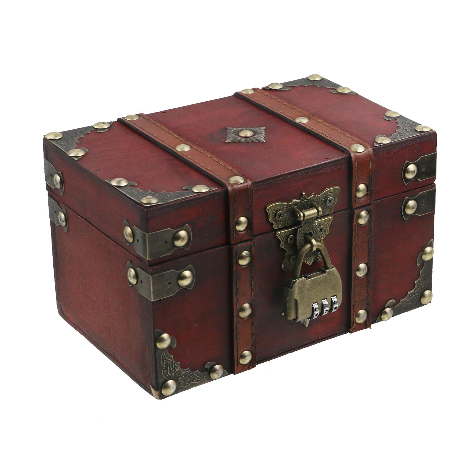 Amazon.com: Geesatis 1 pcs Decorative Vintage Chest Storage Boxes ...