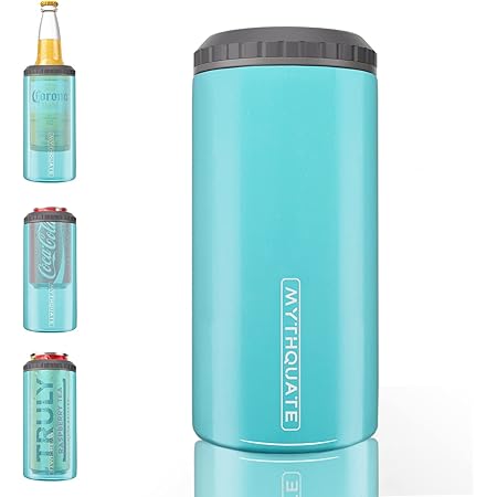 Amazon.com: 4 in 1 Insulated Slim Can Cooler for 12 OZ Cans and Beer ...