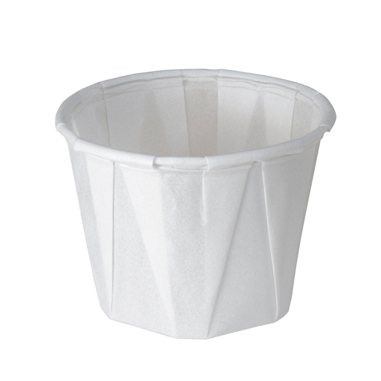 Amazon.com: Solo 100-2050 1-oz. White Treated Paper Pleated Soufflé ...