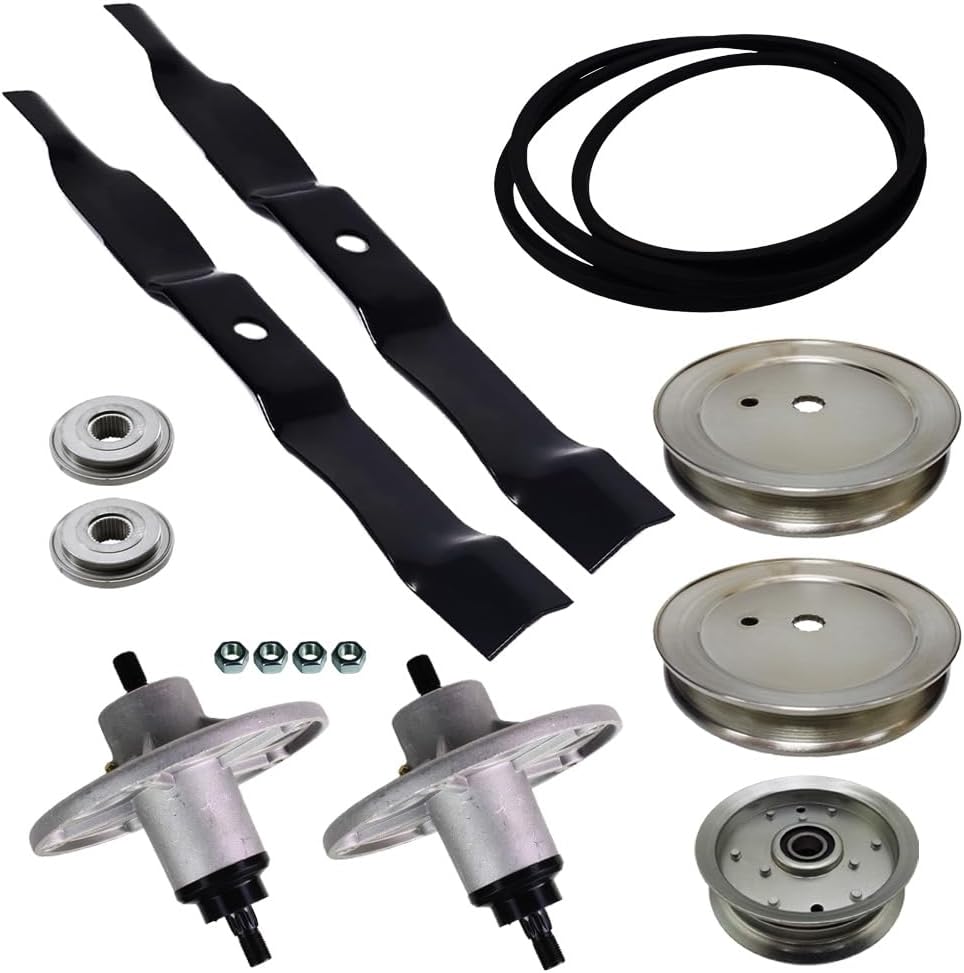 Amazon.com : proven part Deck Replacement Kit Spindles Blades Belt ...