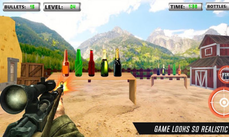 Bottle Shooting Game 3D Sniper - App on Amazon Appstore