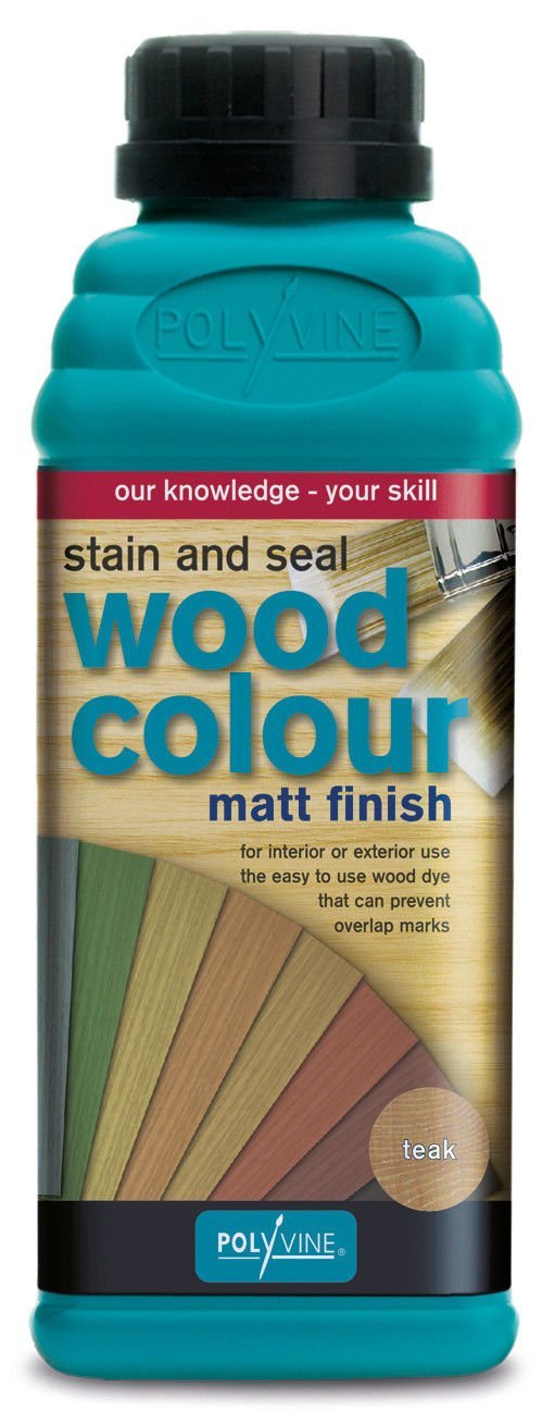Polyvine - Wood Dye Colour - Teak - 500ml : Amazon.co.uk: DIY & Tools