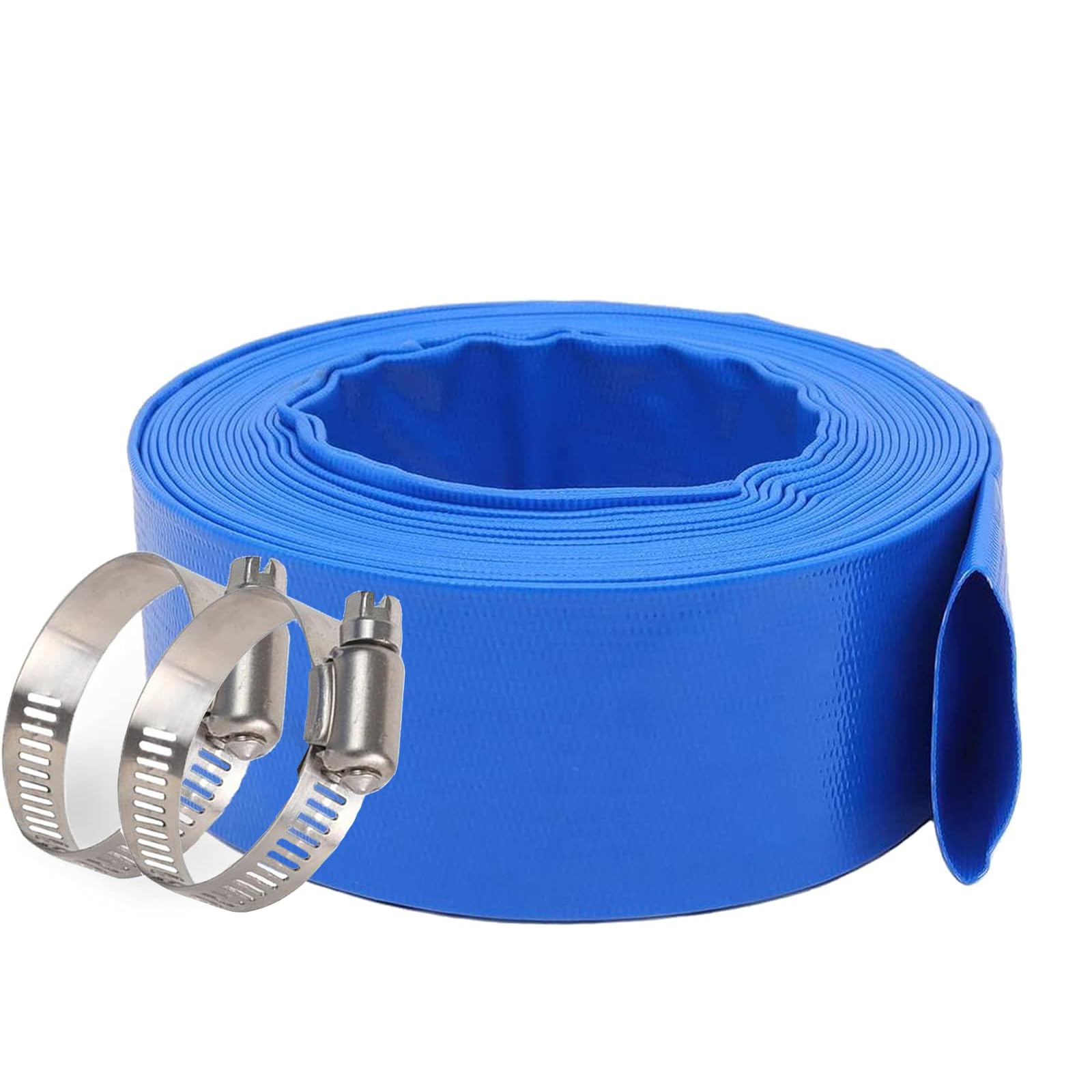 Aluminum Camlock Fittings Hose D-WEIXIN 2" ID X 100 Ft PVC Lay Flat ...
