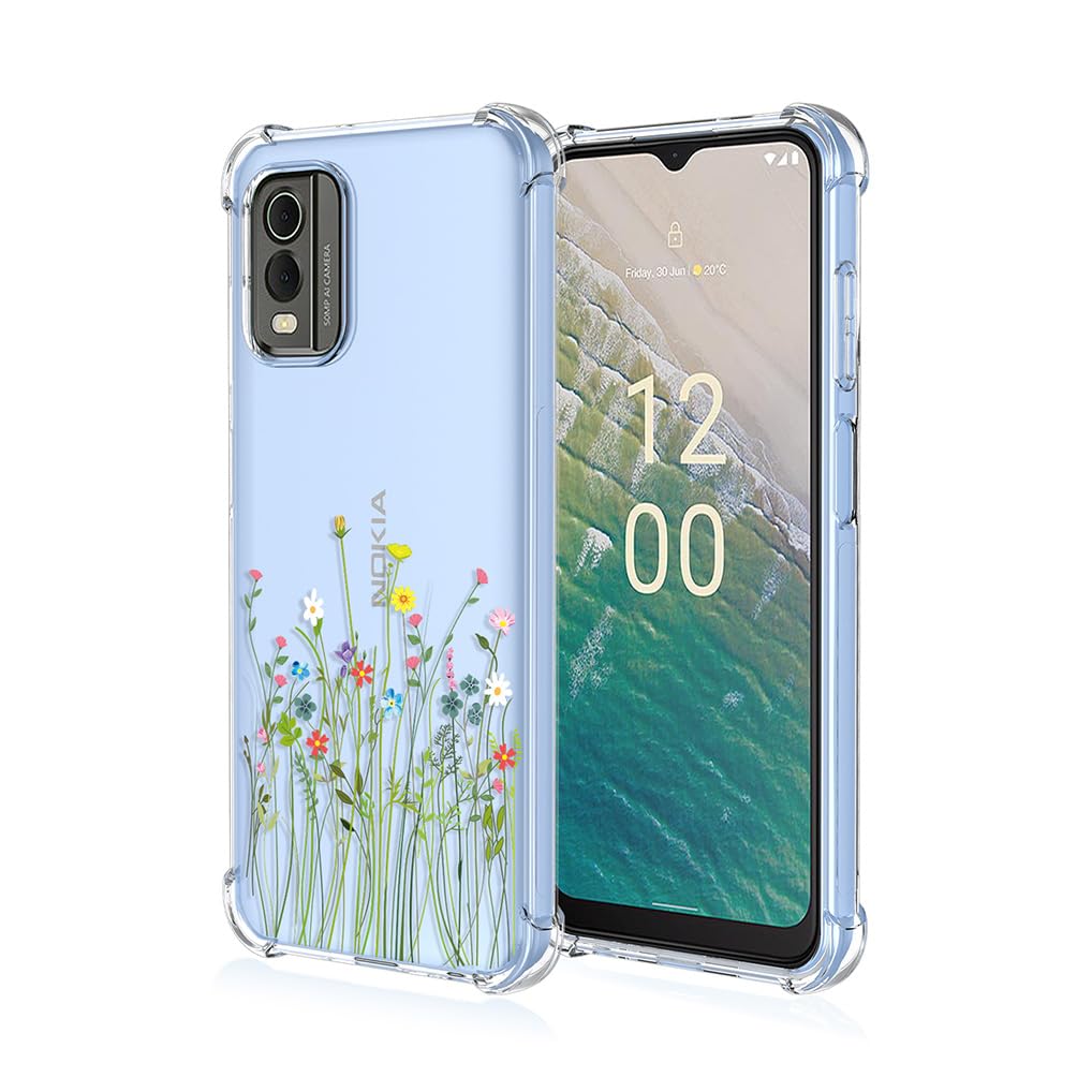 SEAHAI Case for Nokia C32, Ultra Thin Soft Silicone Clear Back TPU ...