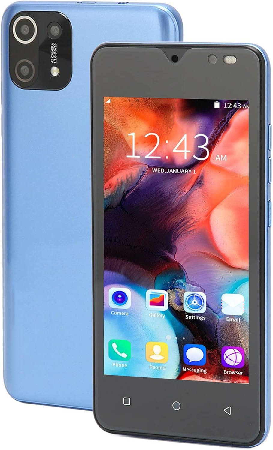 Elprico Téléphones Portables 4,66 Pouces, Smartphone Double SIM FHD ...