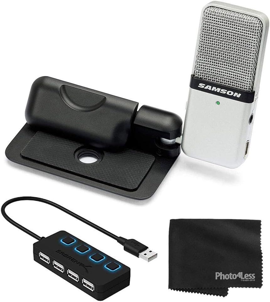 Amazon.com: Samson Go Mic Portable Clip-on USB Condenser Microphone ...