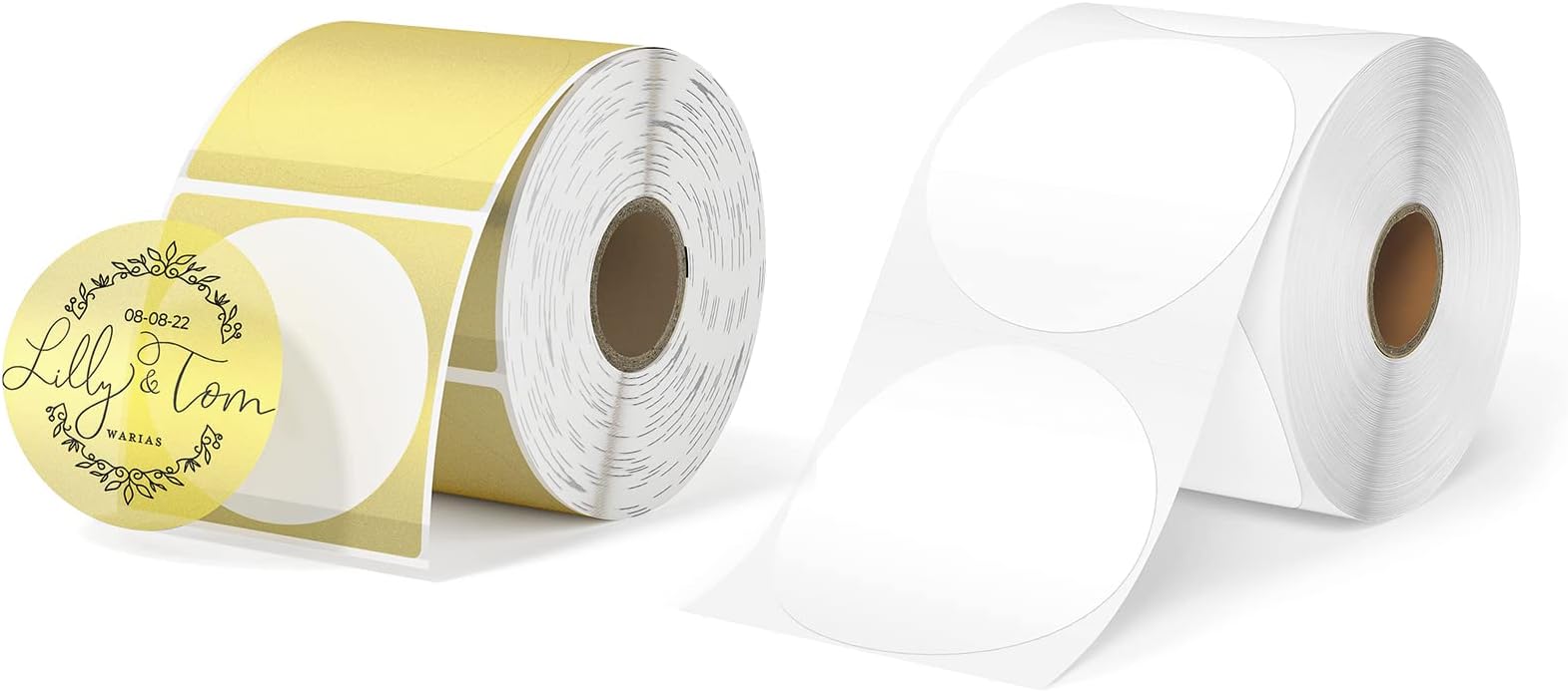 Amazon.com : MUNBYN 3 Inch White Circle Thermal Sticker Labels, MUNBYN ...