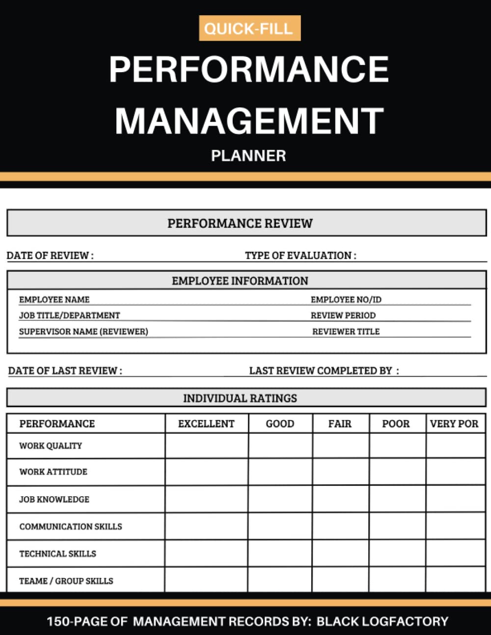 Performance Management Planner: A Comprehensive Guide to Managing ...