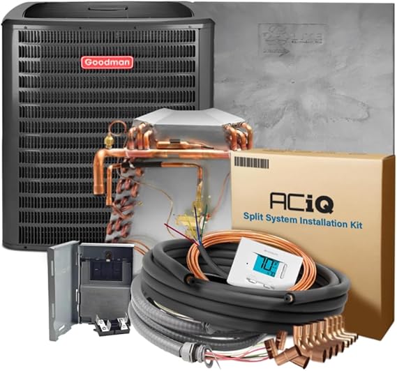 Amazon.com: Goodman 14.3 SEER2 3 Ton Single Stage Air Conditioner ...