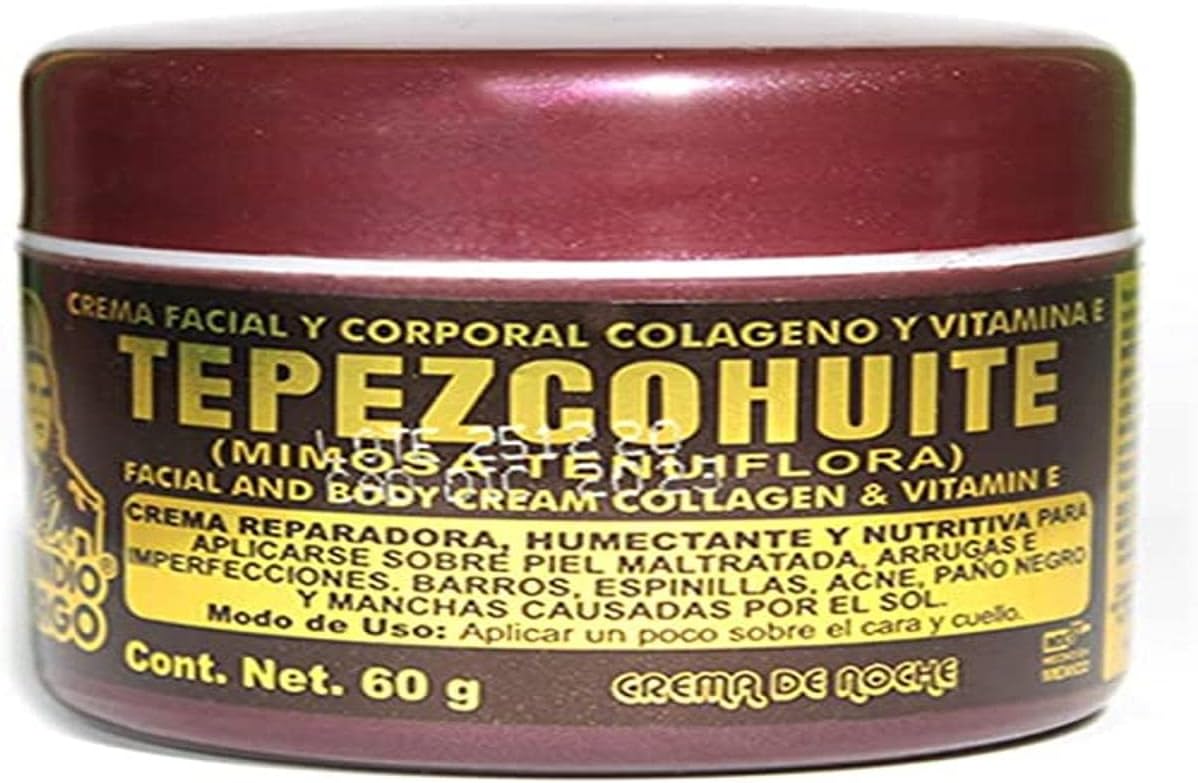Crema C/Tepezcohuite Tinto Indio Papago - 60 gr : Amazon.com.mx: Belleza