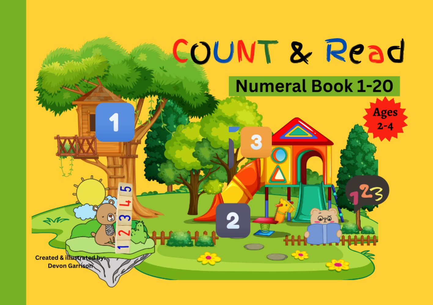 Count & read numeral Book//Numerals 1-20/count and read number book for ...