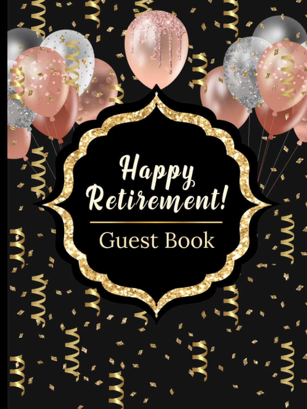 Amazon.com: Happy Retirement Guest Book: Large Guest Book for ...