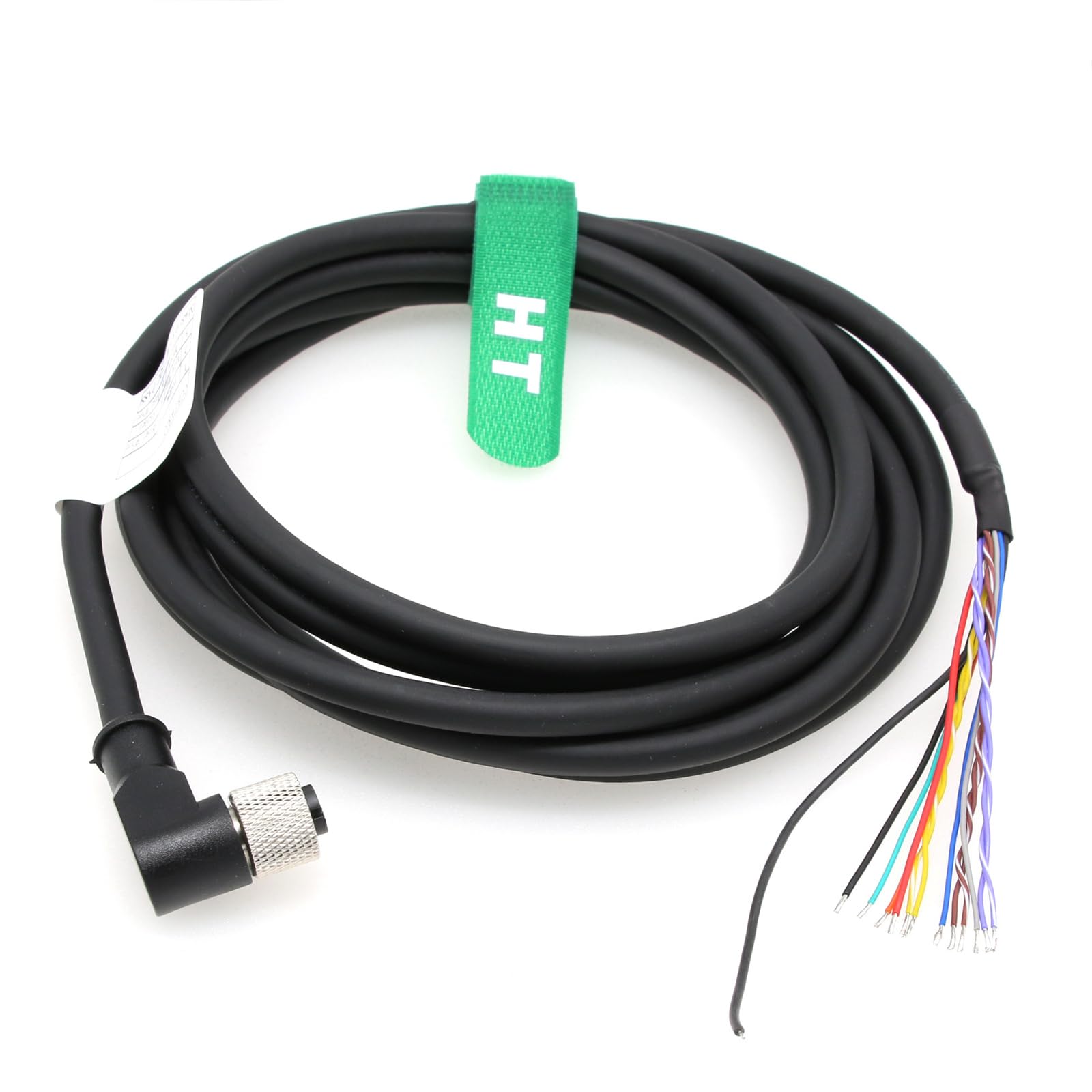 Amazon.com: HangTon Power IO Cable M12 A-Coded 12 Pin Female Right ...
