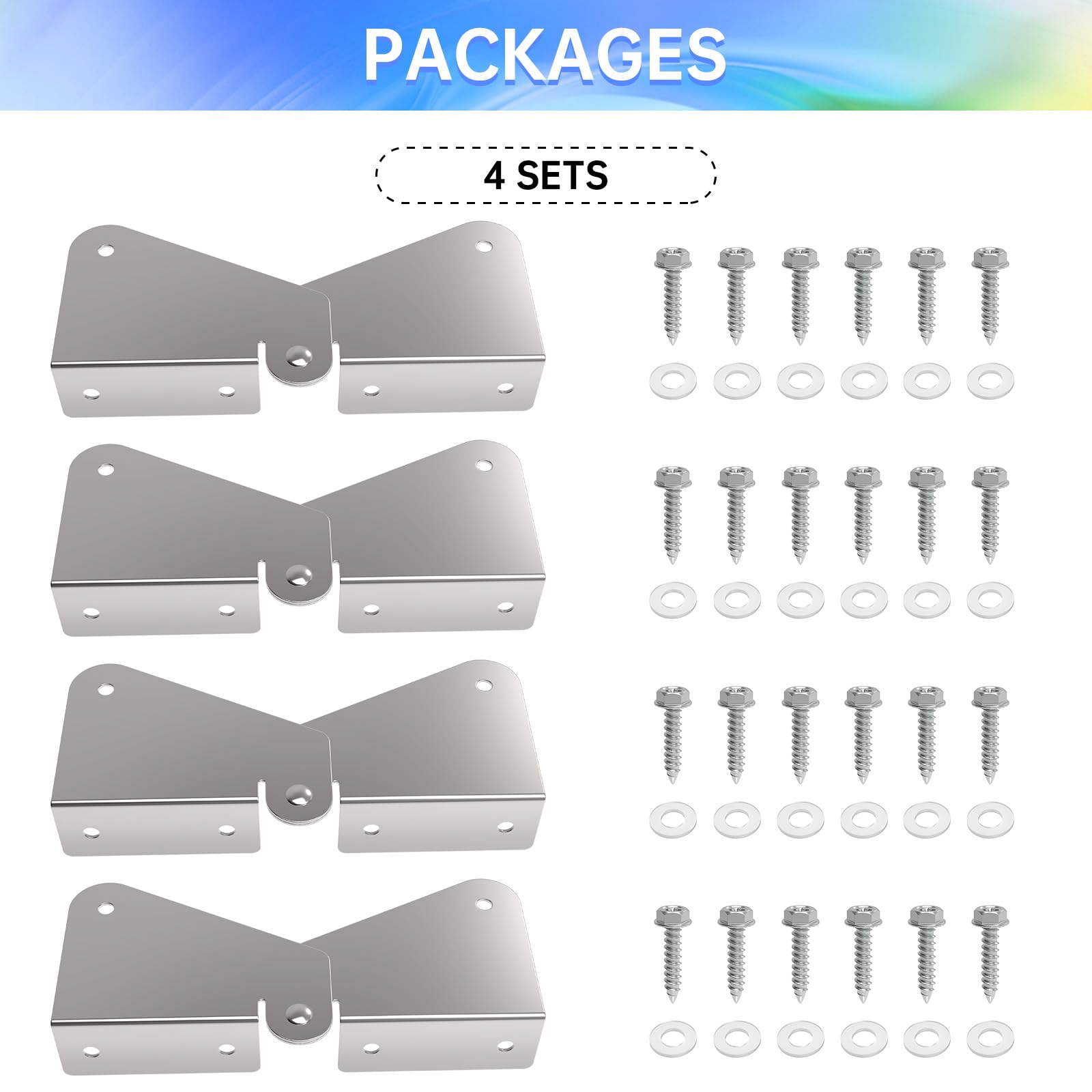 Snapklik.com : 4 Pcs Gutter Extension Hinge, Gutter Downpipe Extension ...