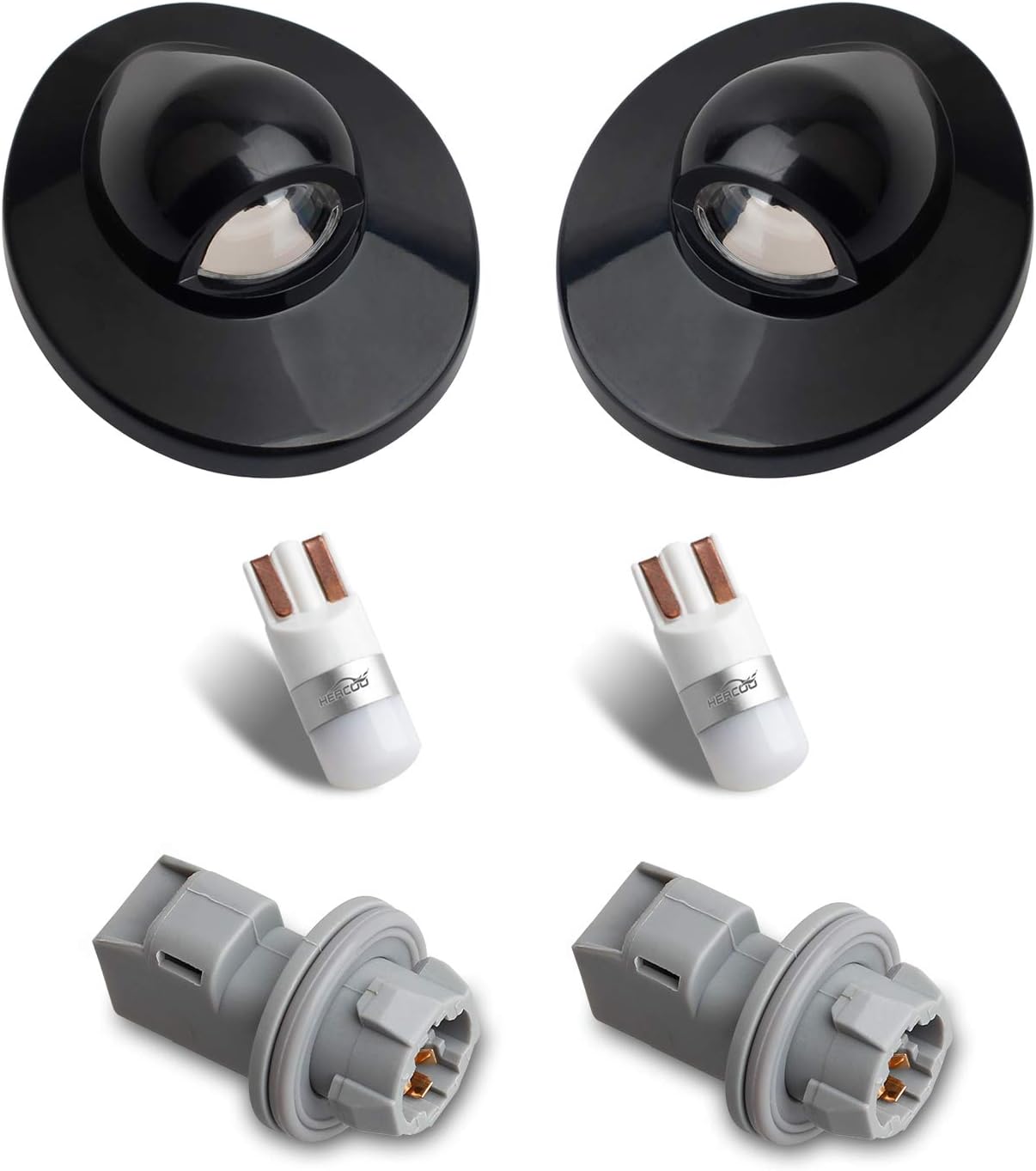 Amazon.com: HERCOO LED License Plate Light Lens Rear Lamps Socket ...