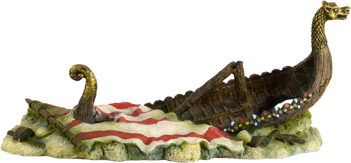 Underwater Treasures 65284 Viking Bateau Ornement pour Aquarium ...