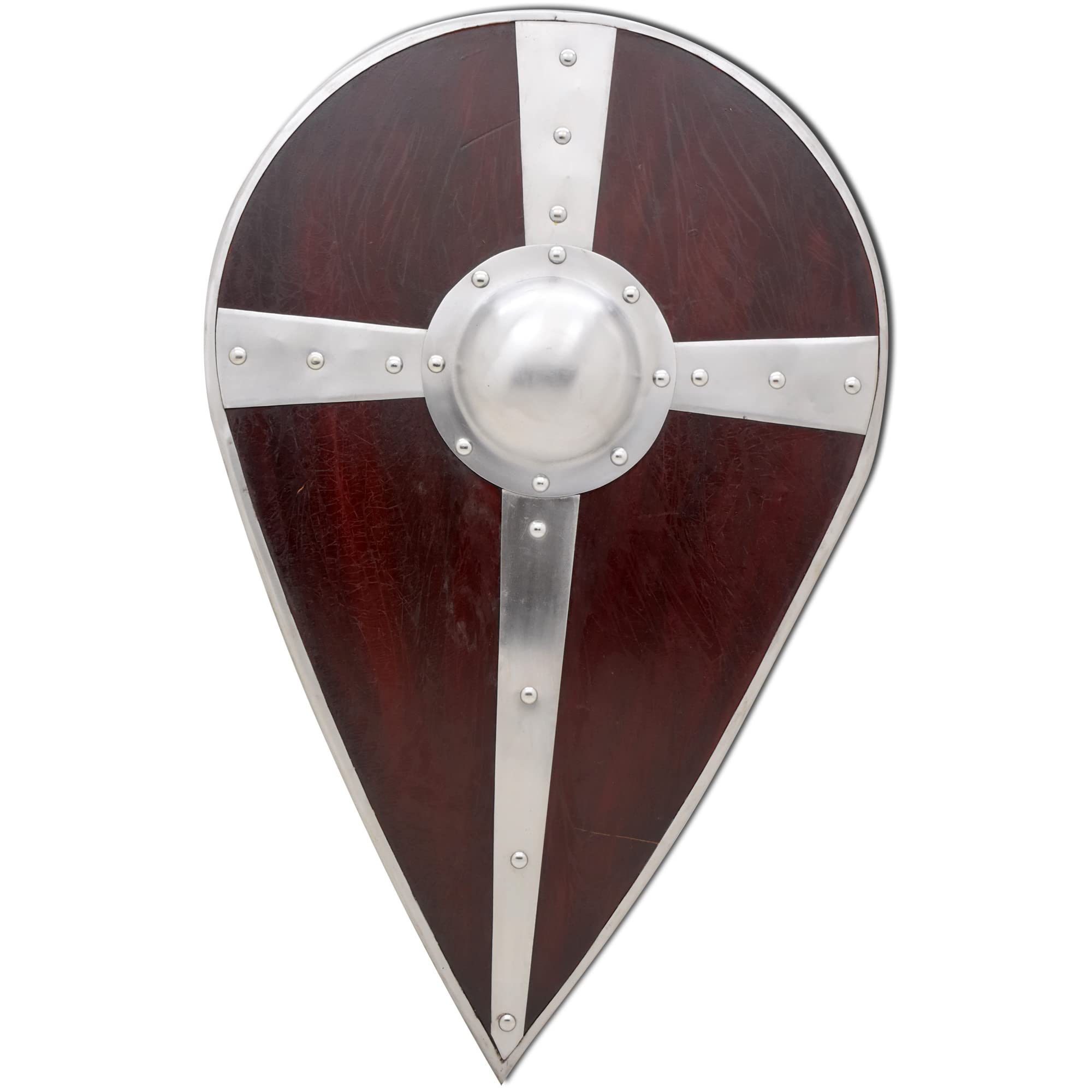 Amazon.com: Medieval Warrior Norman Shield with Steel Cross : Clothing ...