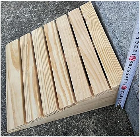 XXIOJUN Wooden Threshold Ramp - Outdoor Step Kerb Ramps - Pine Non Slip ...