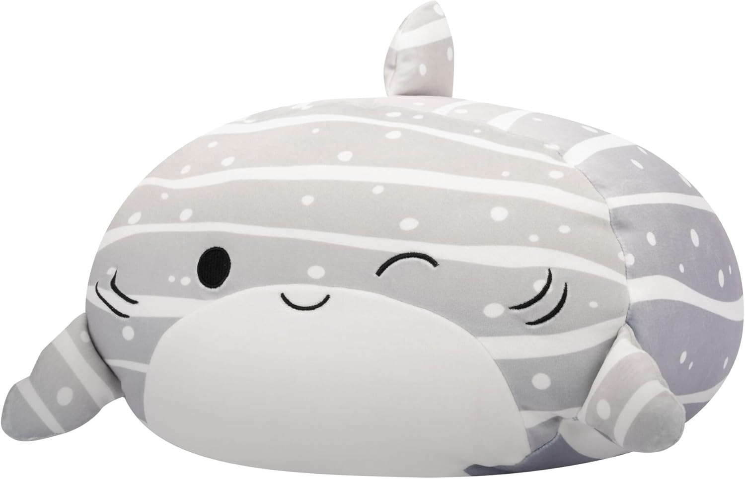 Amazon.com: Squishmallows Original 12-Inch Sachie Grey Striped Shark Stackables - Official ...