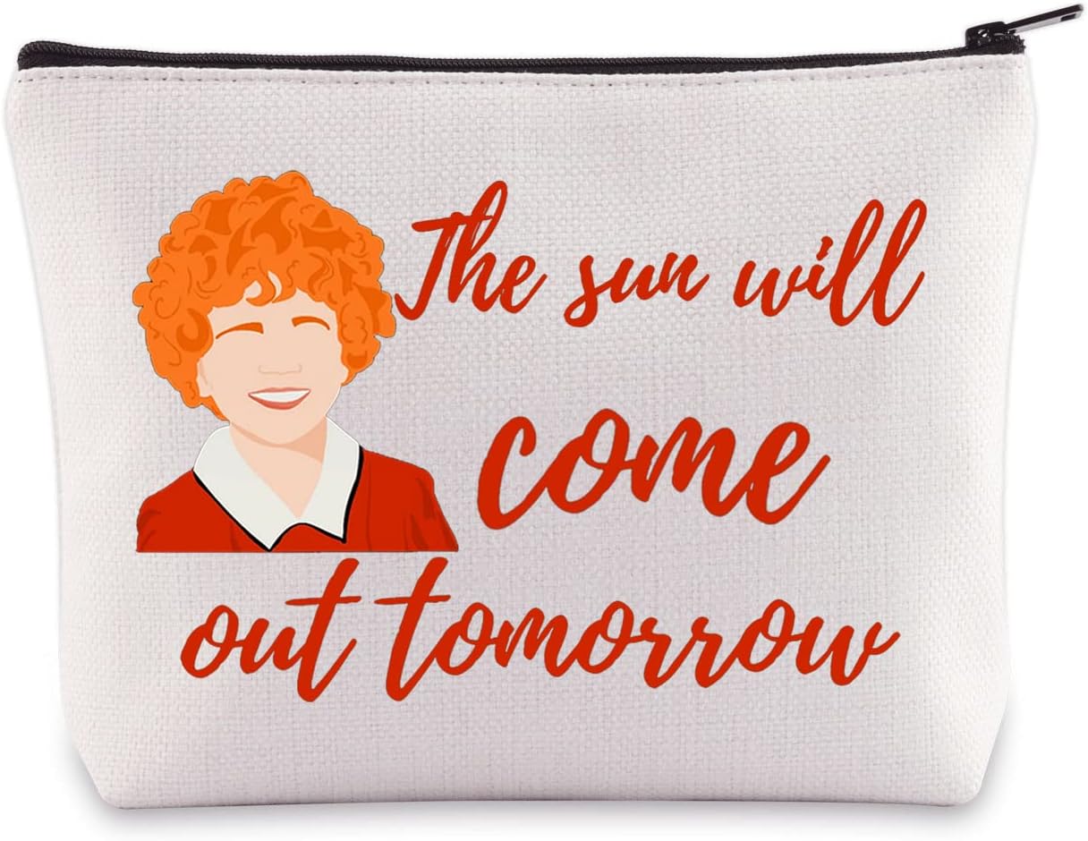 Amazon.com: BWWKTOP Annie Musical Cosmetic Makeup Bag Annie Fans Gift ...