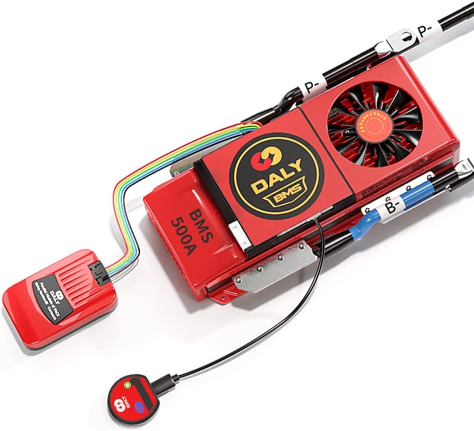 Amazon.com: DALY BMS Parallel Module 1A with LiFePo4 BMS 8S 24V 500A ...