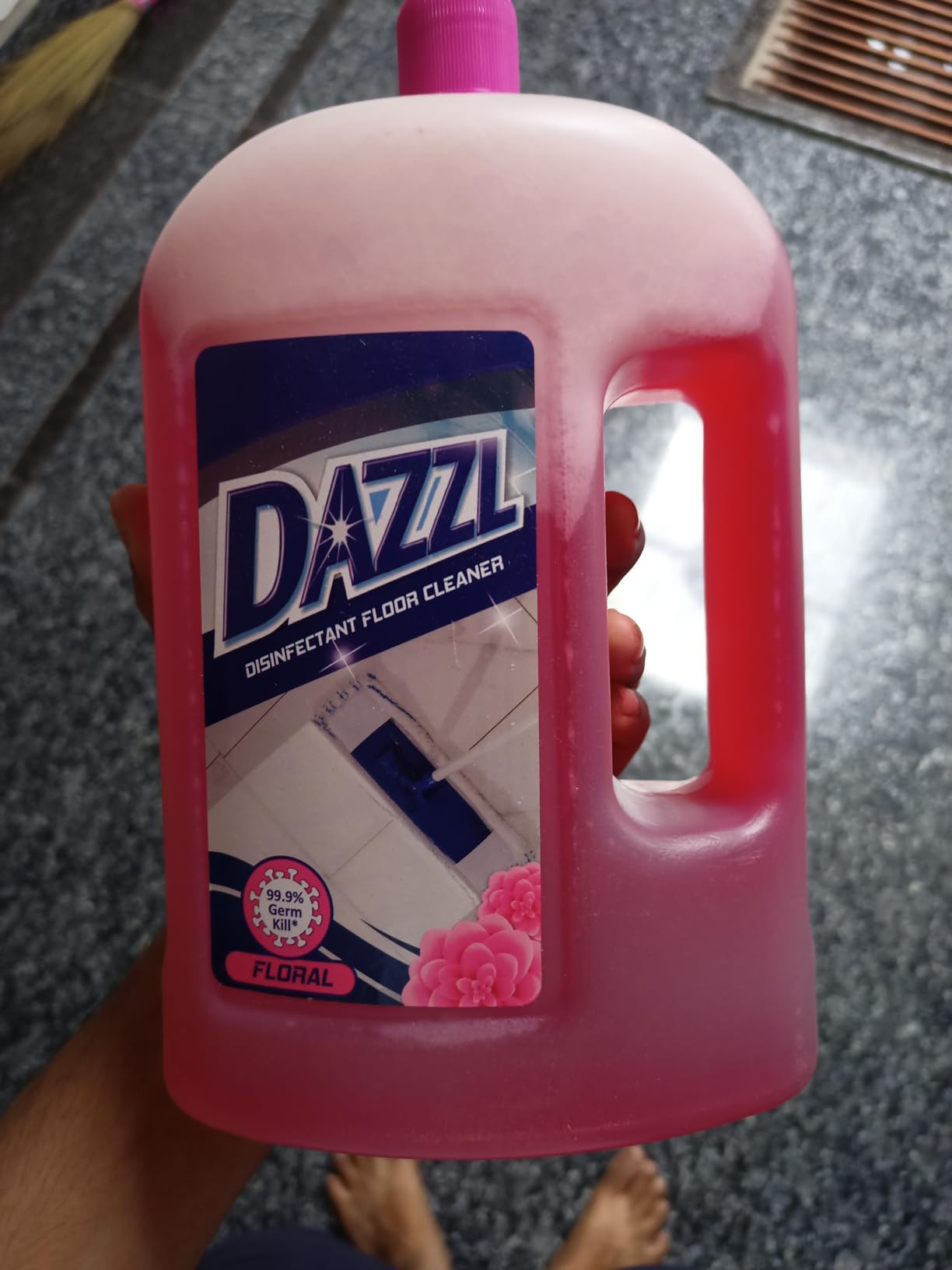 Dazzl Floor Cleaner (Floral) - 2L | Kills 99.9% Germs | Disinfectant ...