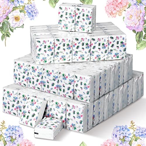 Amazon.com: 100 Pack Mini Tissue Packs Bulk 3-Ply Travel Tissues Packs ...