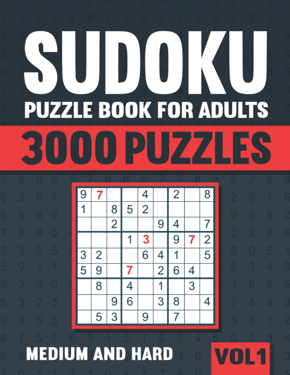 Sudoku Puzzle Book for Adults: 3000 Medium to Hard Sudoku Puzzles with ...