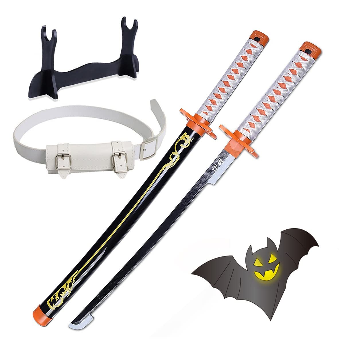 Buy Demon Slayer Katana Wooden Samurai Kochou Shinobu Anime s Sunwheel ...