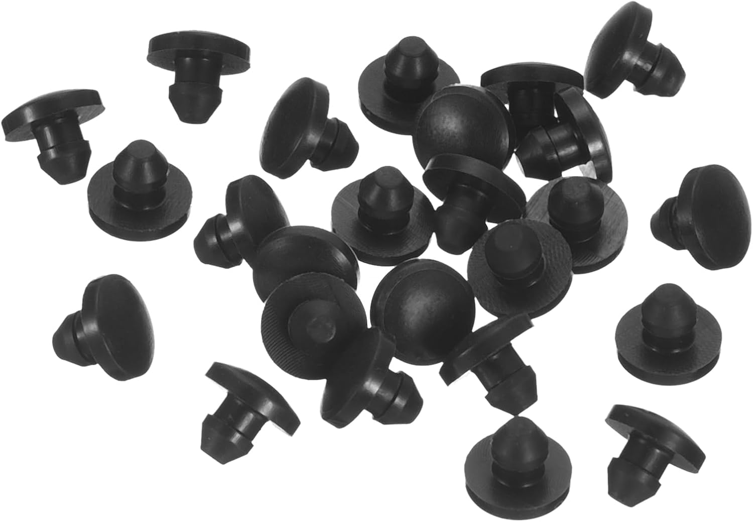 Amazon.com: UXCELL 25PCS Silicone Locking Hole Plugs, Rubber Round, 3 ...
