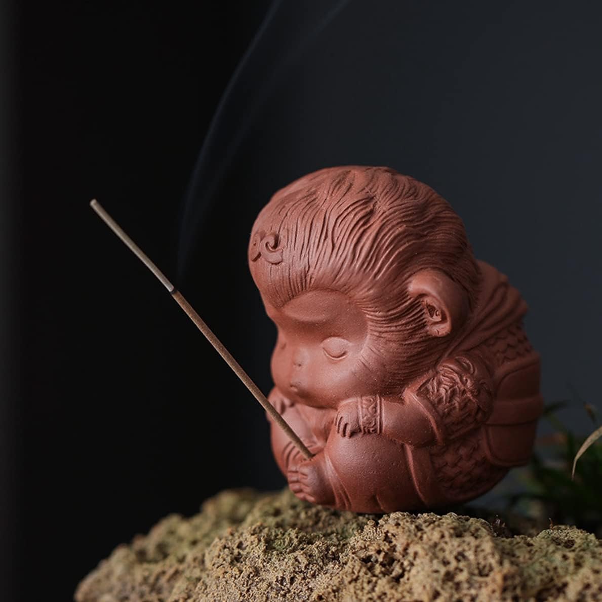 Amazon.com | Cute Little Spirit Monkey Tea Pet Purple Sand Zen Fragrant ...