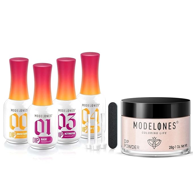 Amazon.com: Modelones Dip Powder Liquid Set : Beauty & Personal Care