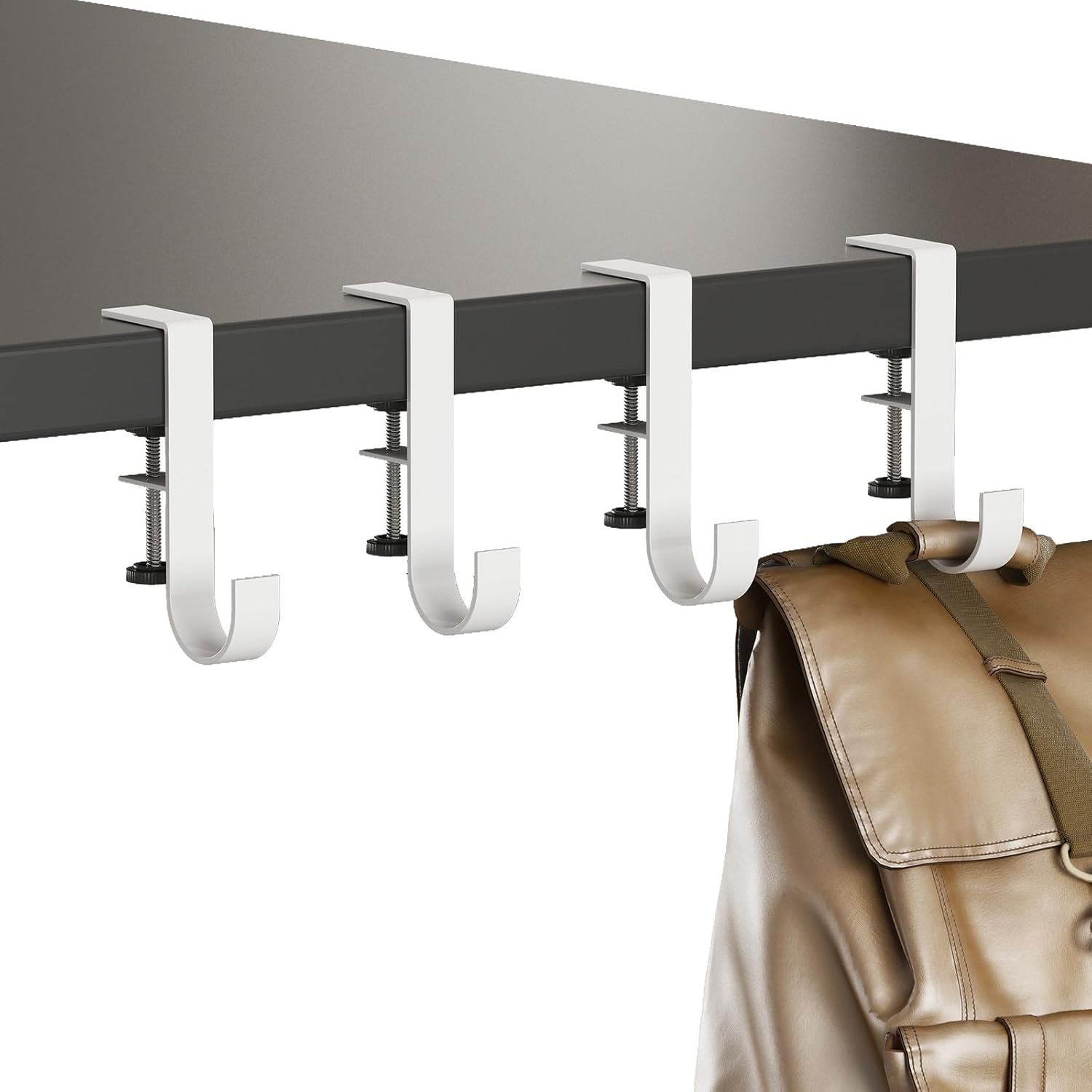 Amazon.com: WOCHUANGSI 4 Pcs Purse Hanger Hook for Table Stand up Desk ...