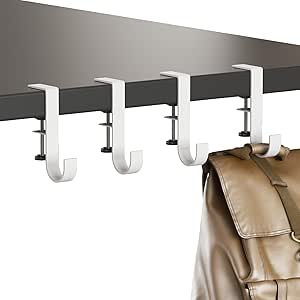 Amazon.com: WOCHUANGSI 4 Pcs Purse Hanger Hook for Table Stand up Desk ...