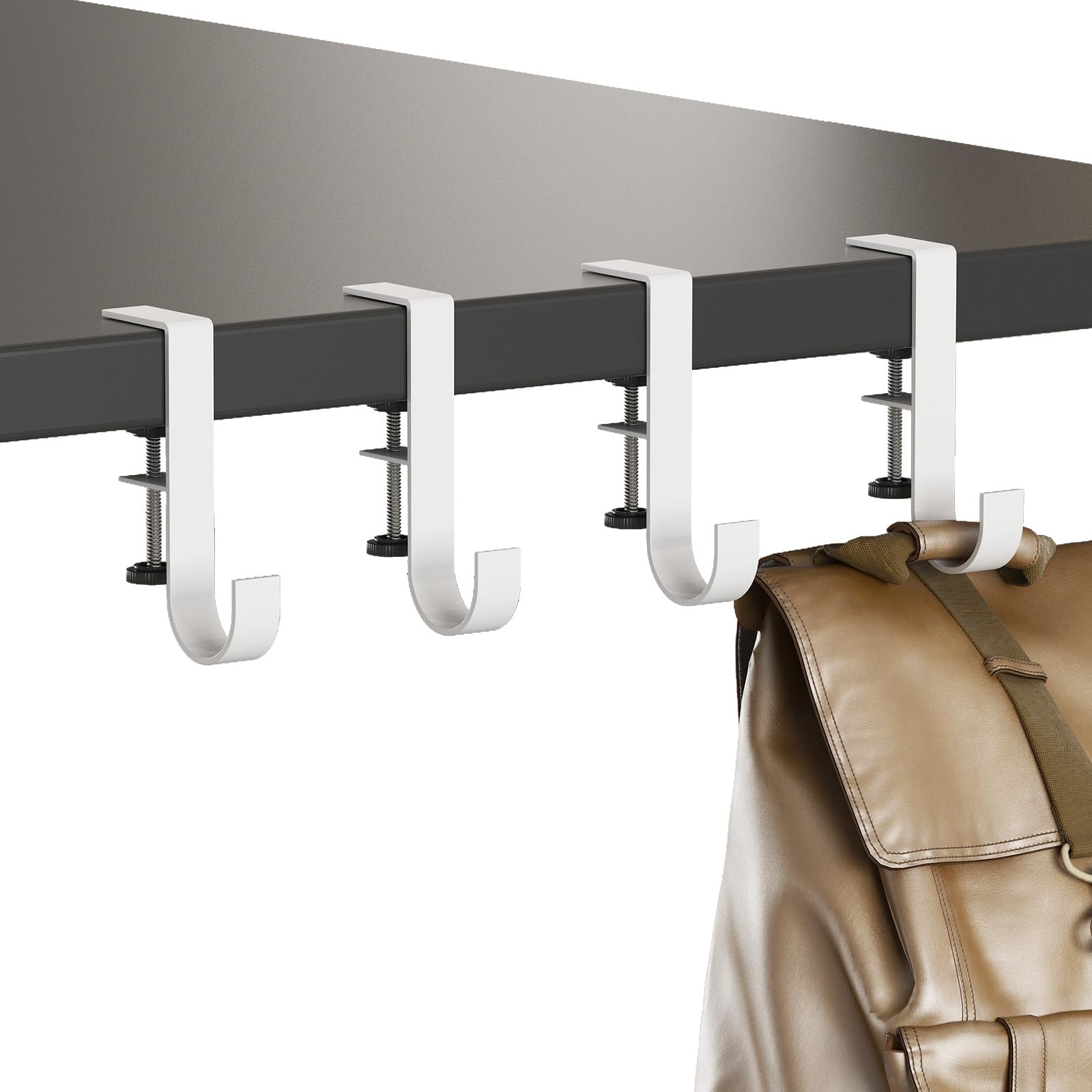 Amazon.com: WOCHUANGSI 4 Pcs Purse Hanger Hook for Table Stand up Desk ...