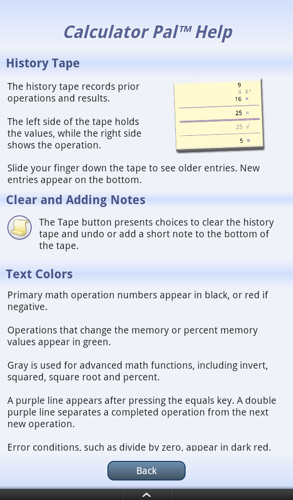 Calculator Pal with History Tape (Ad Free) - App on Amazon Appstore
