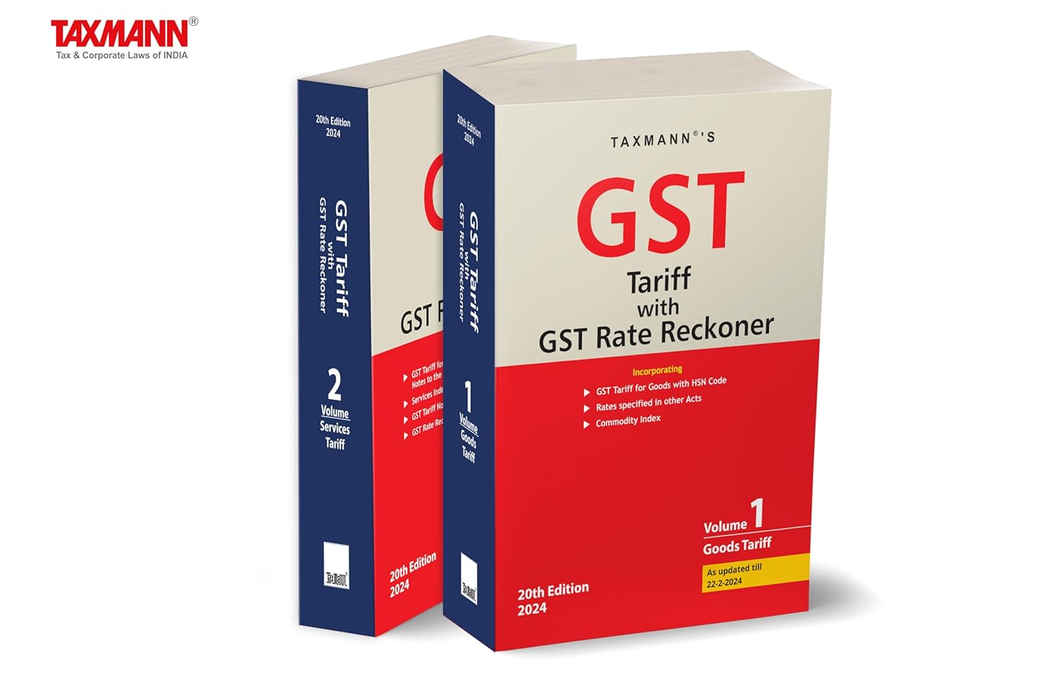 Buy Taxmann’s GST Tariff with GST Rate Reckoner [2024] – Incorporating ...