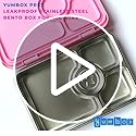 Amazon.com: Yumbox Prêt Stainless Steel Bento Box – Leakproof Reusable ...