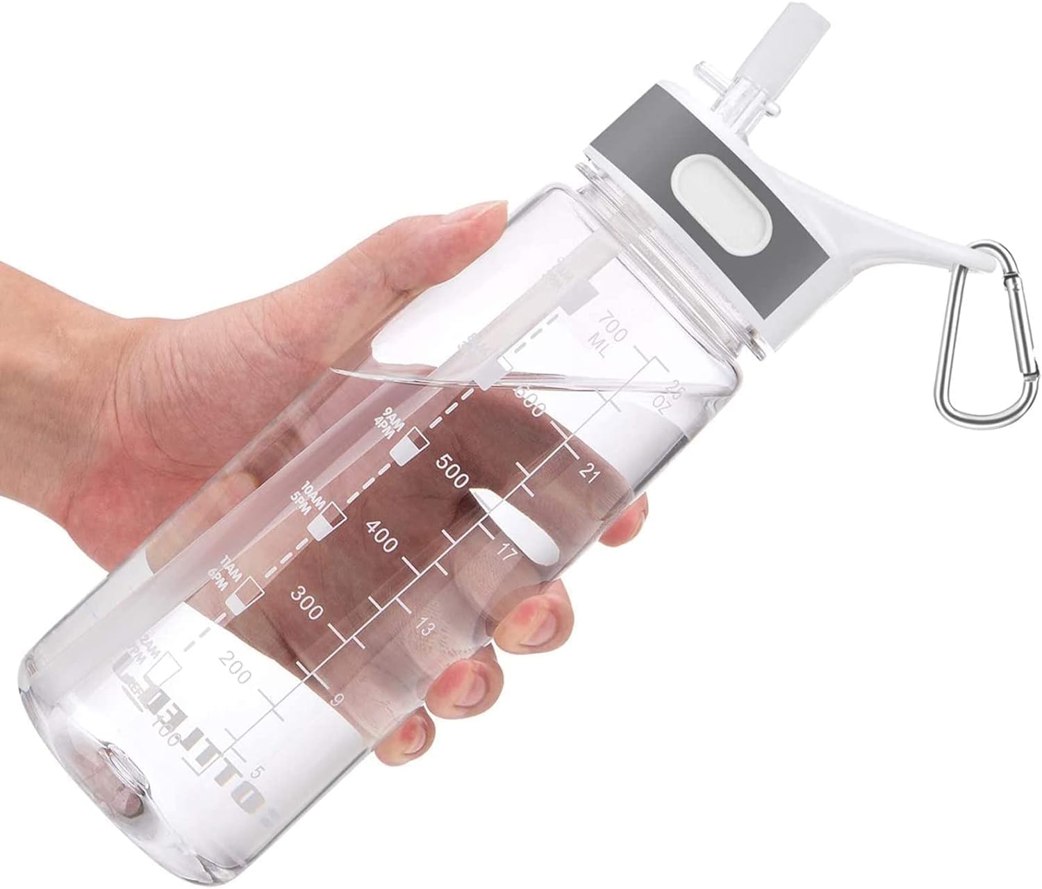 Amazon.com: GearTek Tritan Clear Water Bottle | BPA Free 24 Oz Sports ...