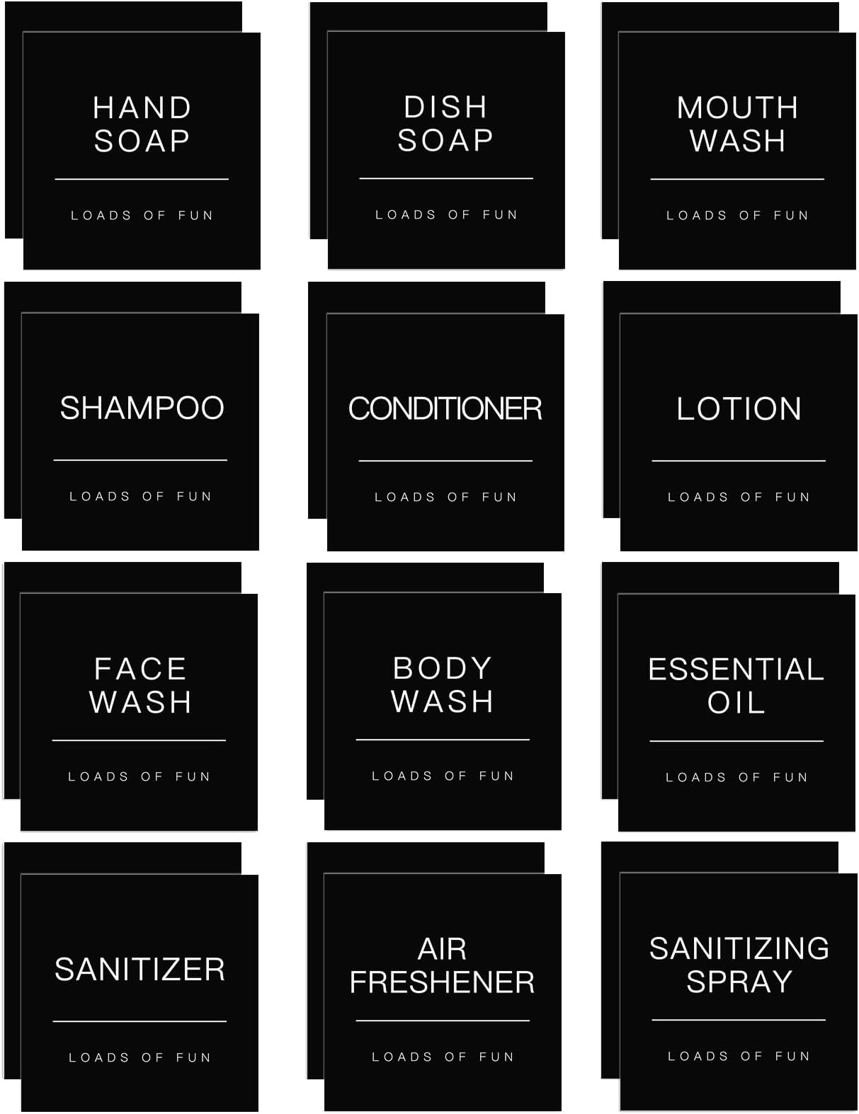 Amazon.com: Lusofie 24 Pcs Waterproof Labels for Bottles Vintage Soap ...